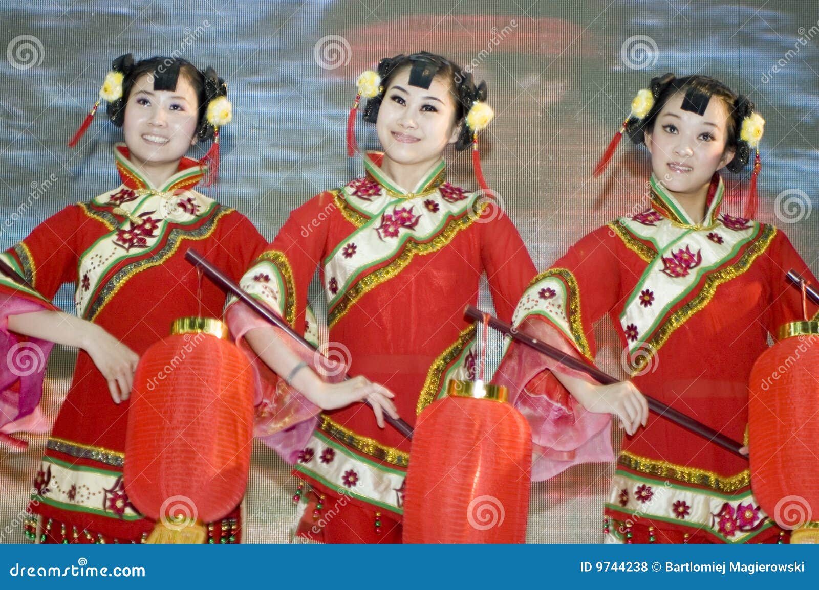 Chinese Cultuur - Dansers Van Shanxi Redactionele Stock Foto ...