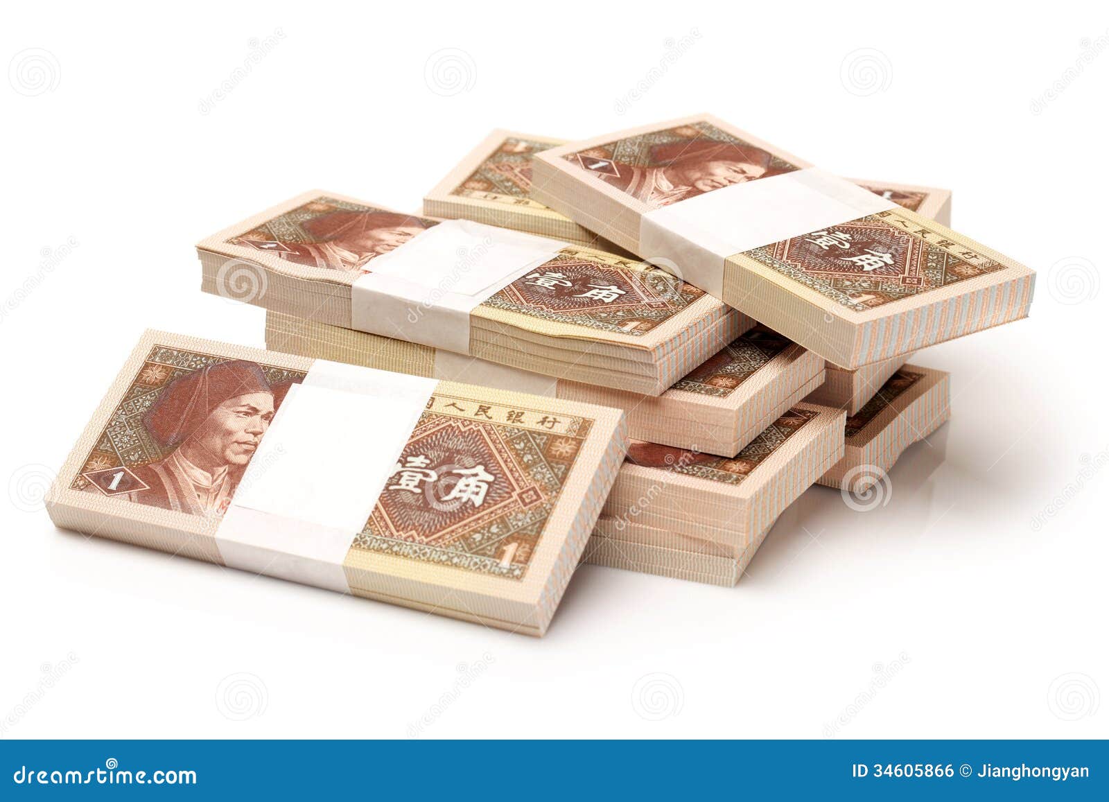 Chinese currency JIAO stock photo. Image of ethnic, large - 34605866