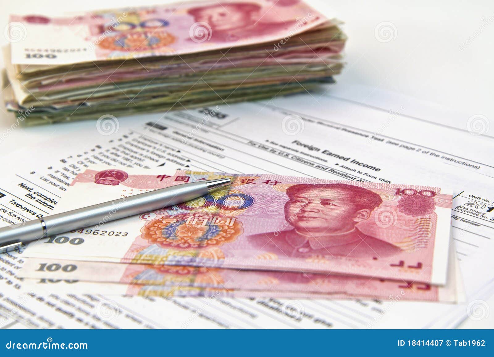Chinese Currency: Types Of Banknotes And Coins Stock Image ...