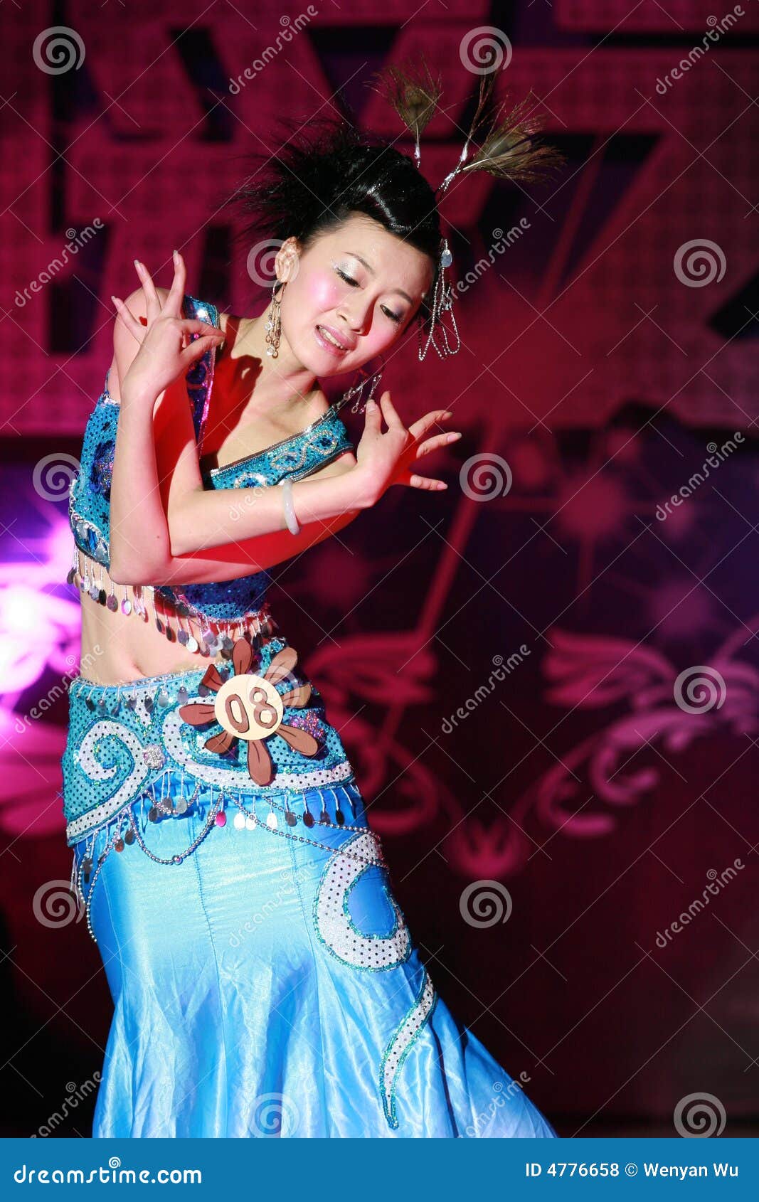Chinese Dancer editorial stock photo. Image of traditional - 4776658