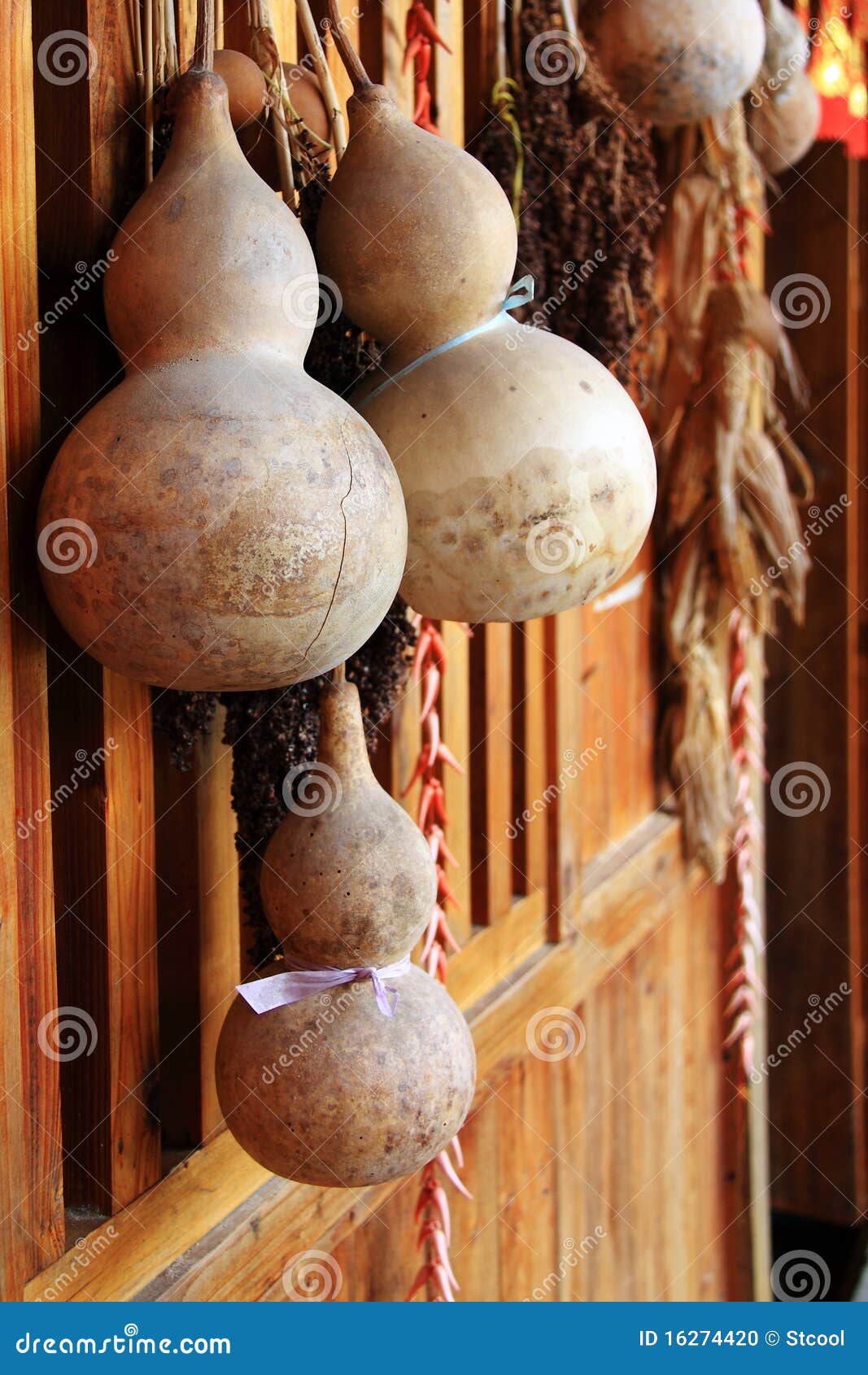 Chinese Decoration -Calabash 3 Stock Photo - Image of fruit, chinese ...