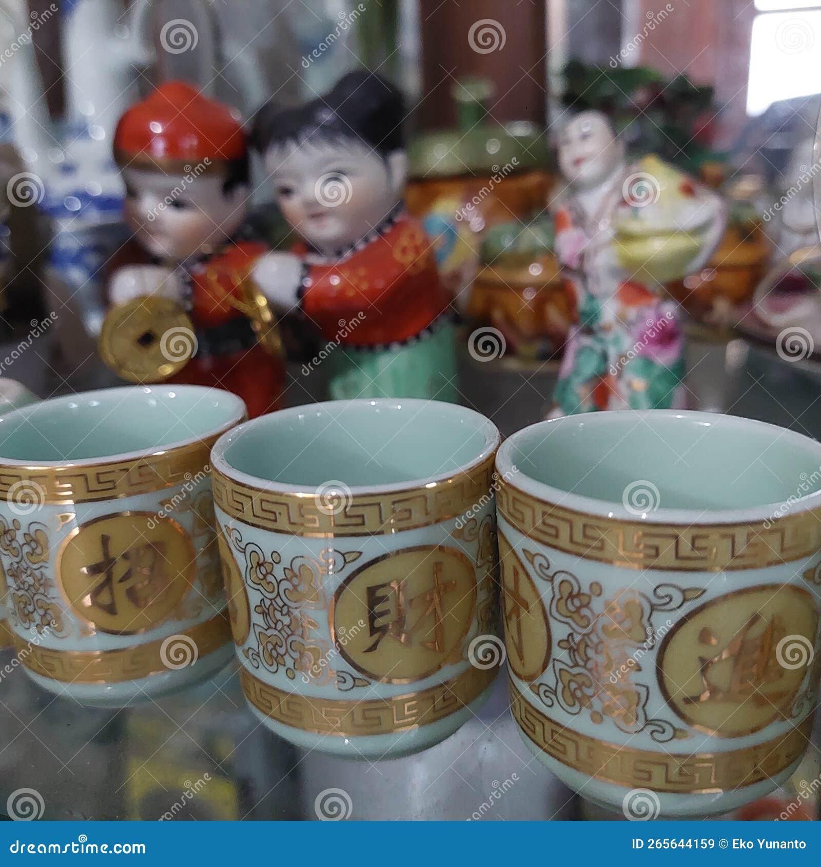 Chinese Decorative Cup for Drinking Tea during Chinese New Year ...