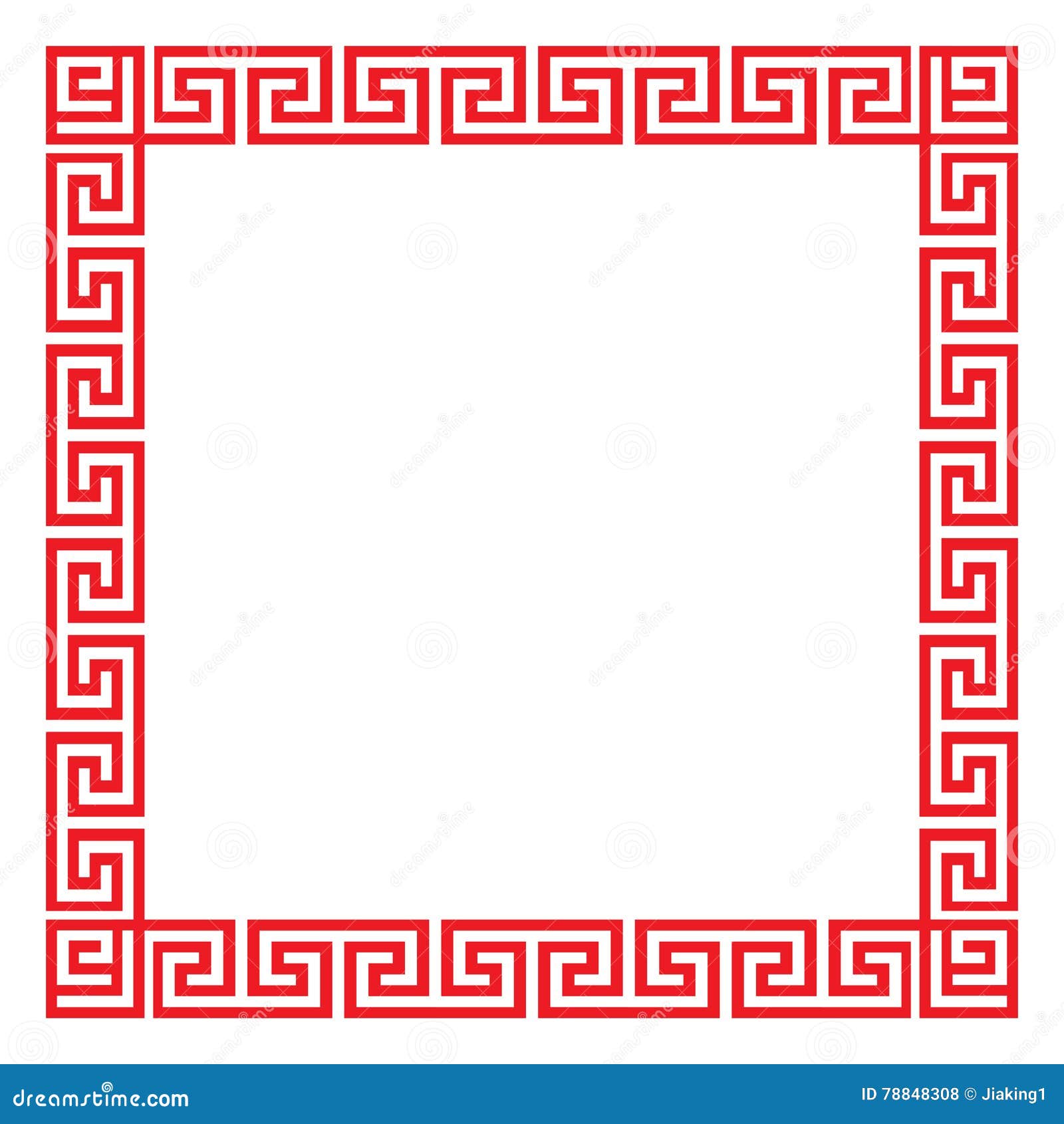 Chinese Decorative Square Frame Stock Vector - Illustration of ornament ... Chinese Decorative Square Frame Stock Vector - Illustration of ornament ...
