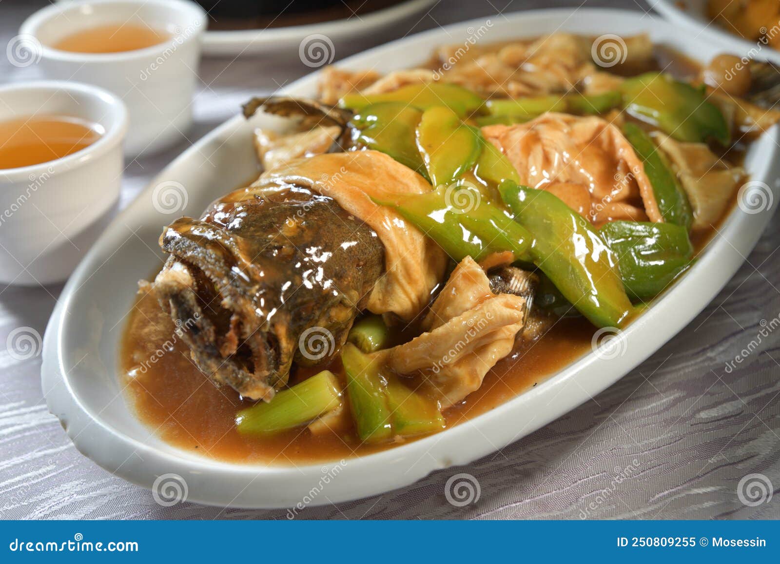 Chinese Deep Fried Fish Bitter Melon Stock Image - Image of corn ...