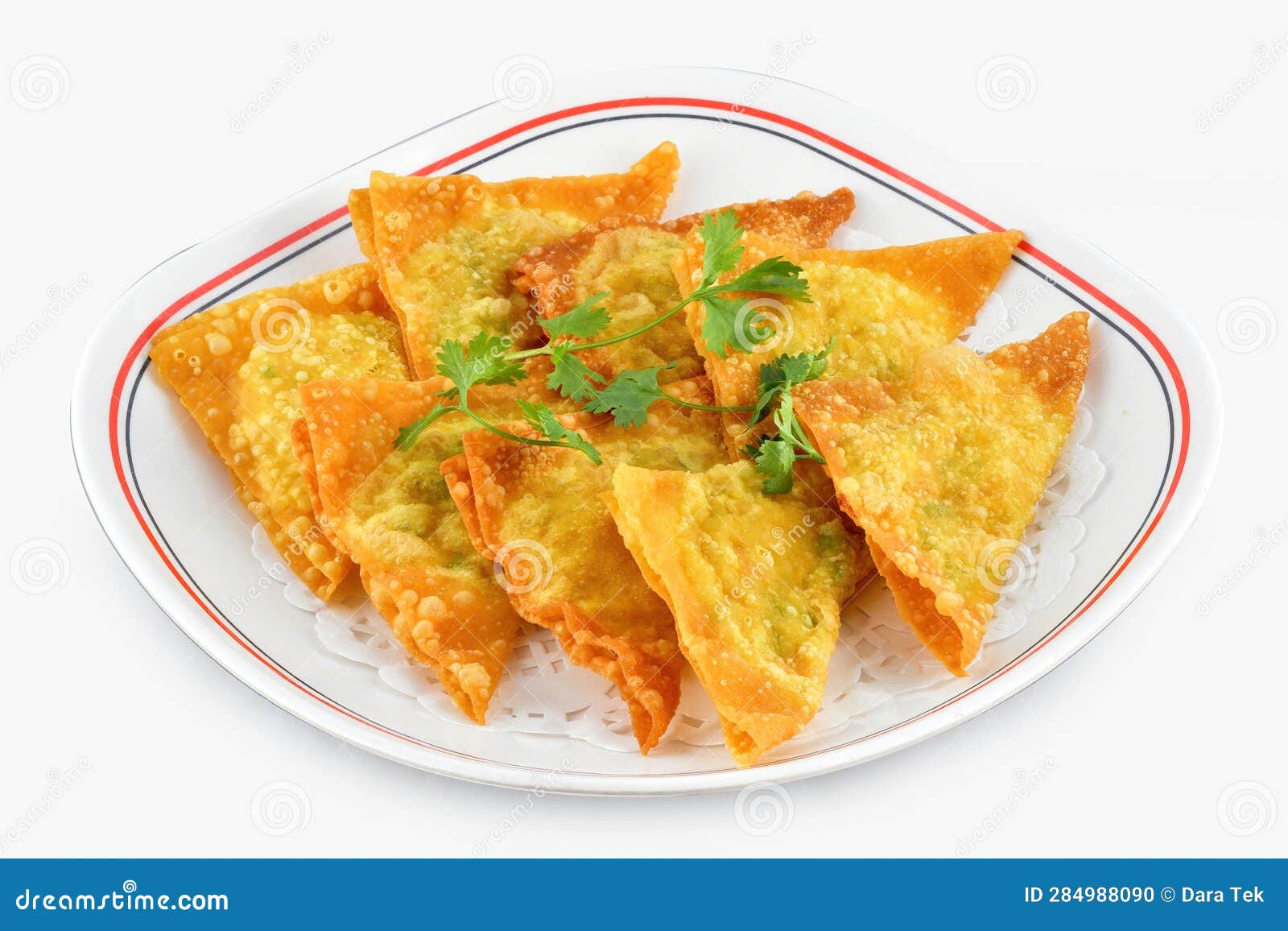 Chinese Deep Fried Taro Flat Stock Photo - Image of snack, tasty: 284988090