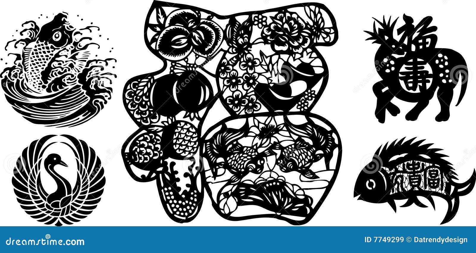 Chinese design stock illustration. Illustration of conceptual - 7749299