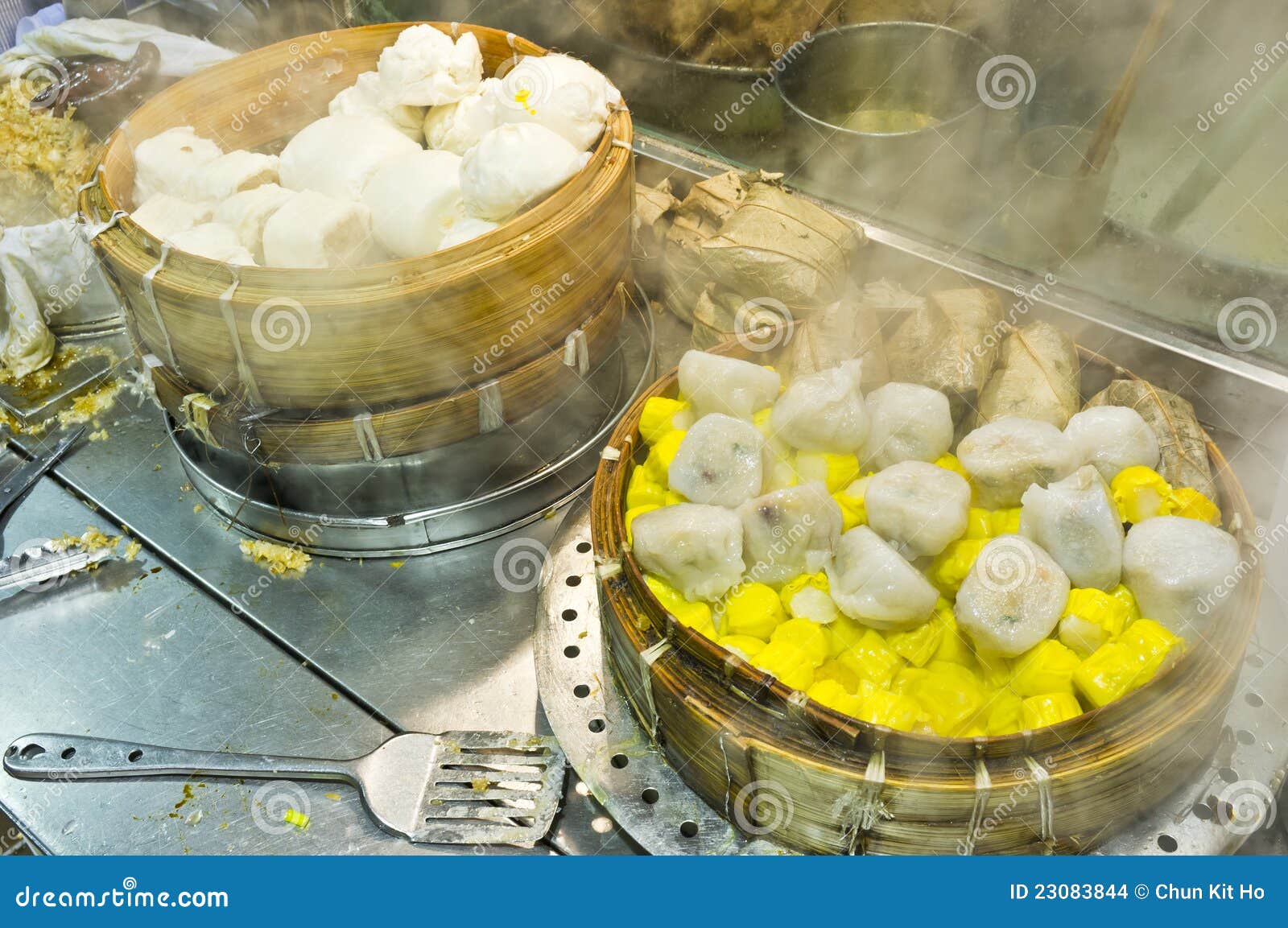 Chinese dim sum stock photo. Image of bread, shumai, glutinous - 23083844