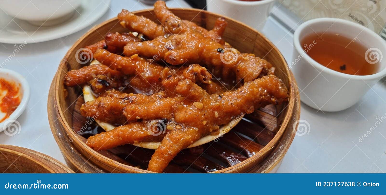 Chinese Dim Sum Chicken Feet Stock Photo - Image of presentation, food ...