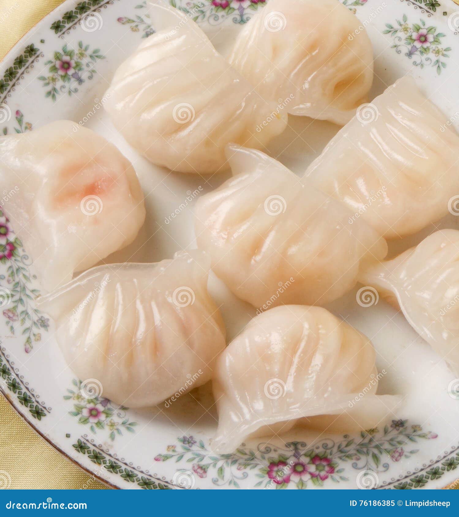 Chinese Dim sum Hagao stock image. Image of shrimp, snack - 76186385