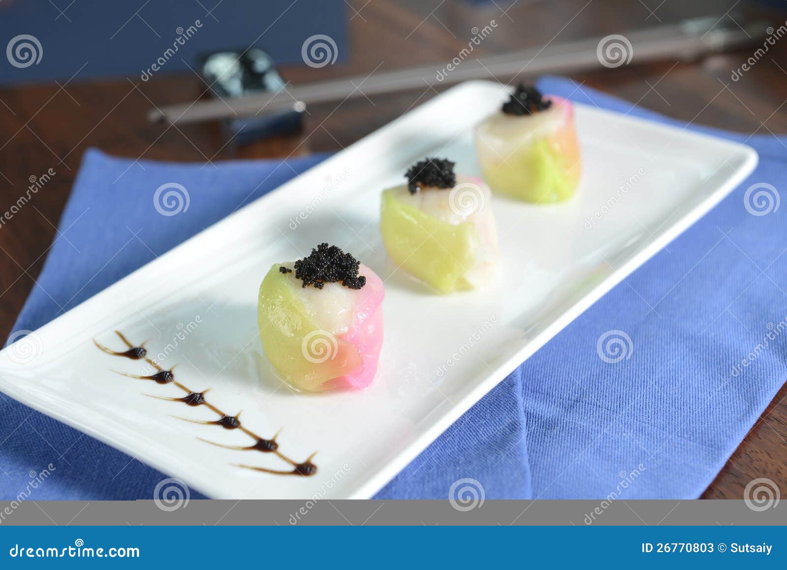 Chinese dim sum on plate stock image. Image of delicious - 26770803