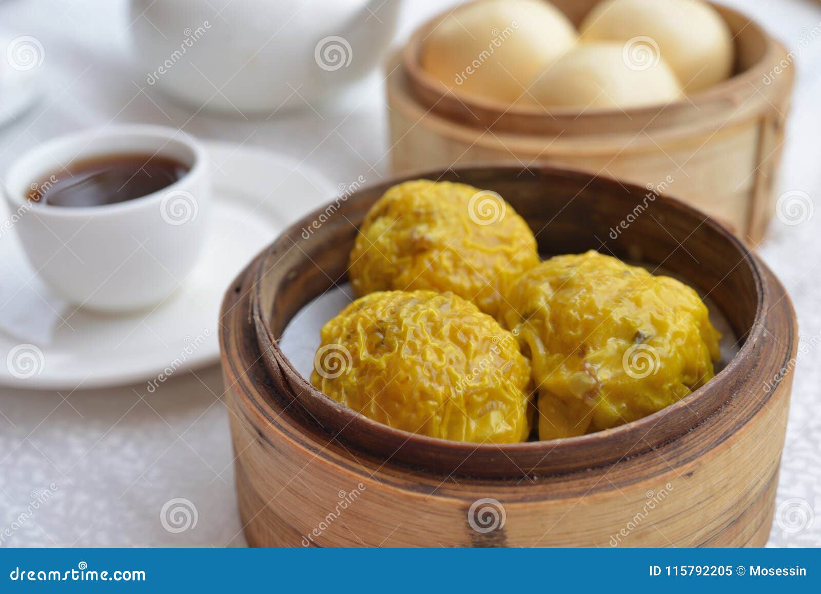Glutinous Rice Dumpling Dim Sum Stock Image - Image of closeup ...