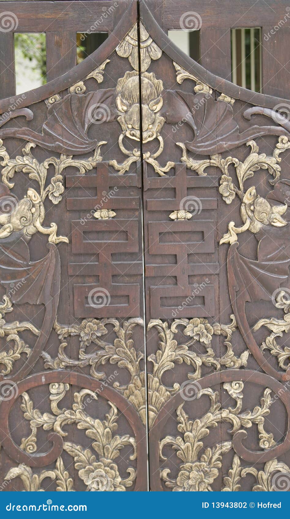 Chinese door stock photo. Image of doorway, design, golden - 13943802