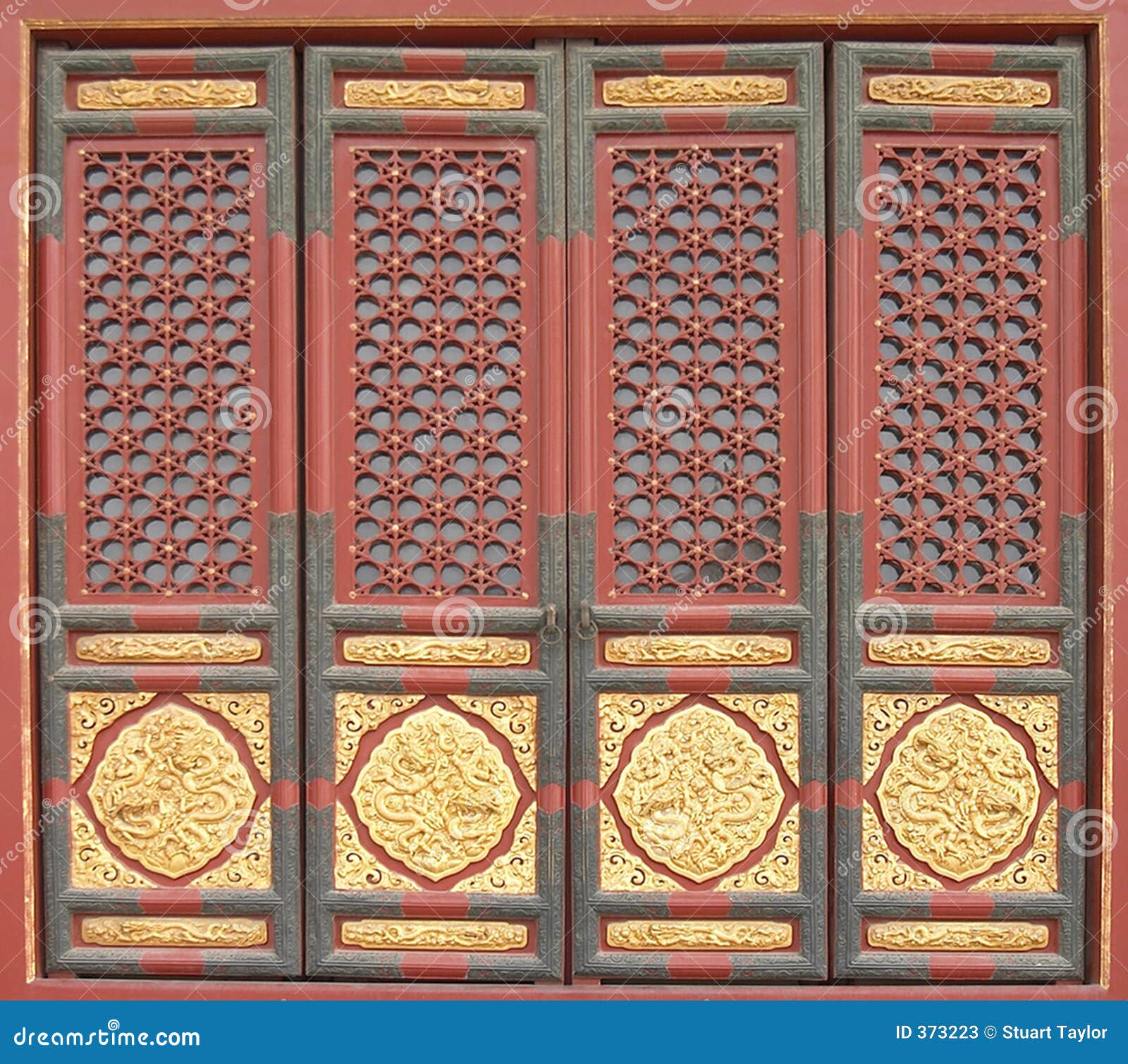 Chinese Door stock image. Image of attraction, city, entrance - 373223