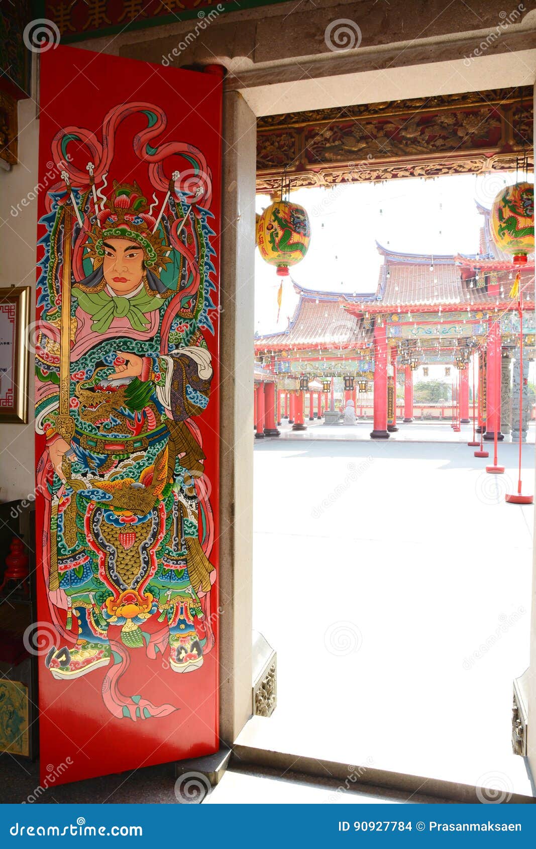 Chinese Doors Royalty-Free Stock Image | CartoonDealer.com #90927784