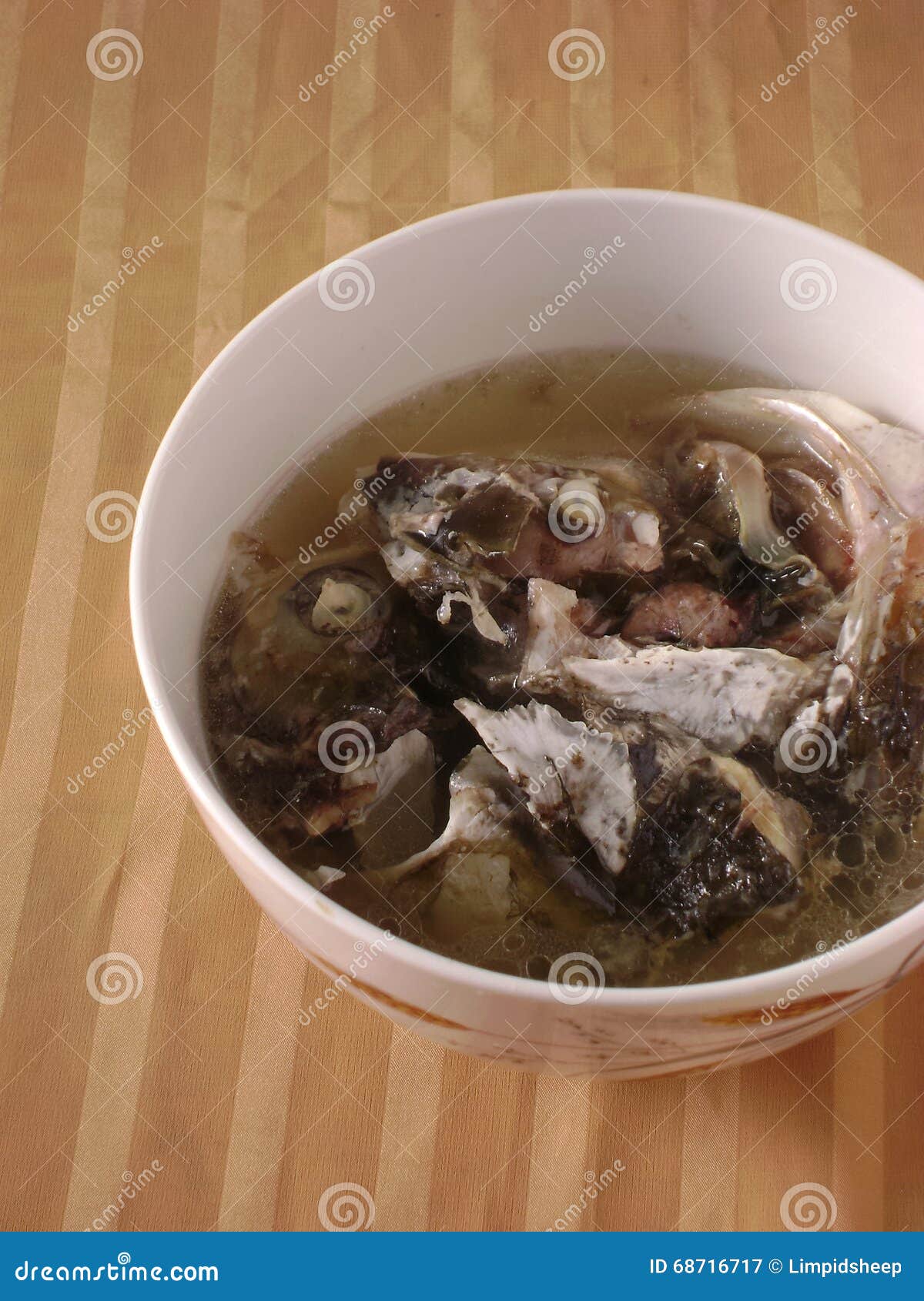 Chinese Double Stewed Fish Head Soup Stock Image - Image of fish, food ...