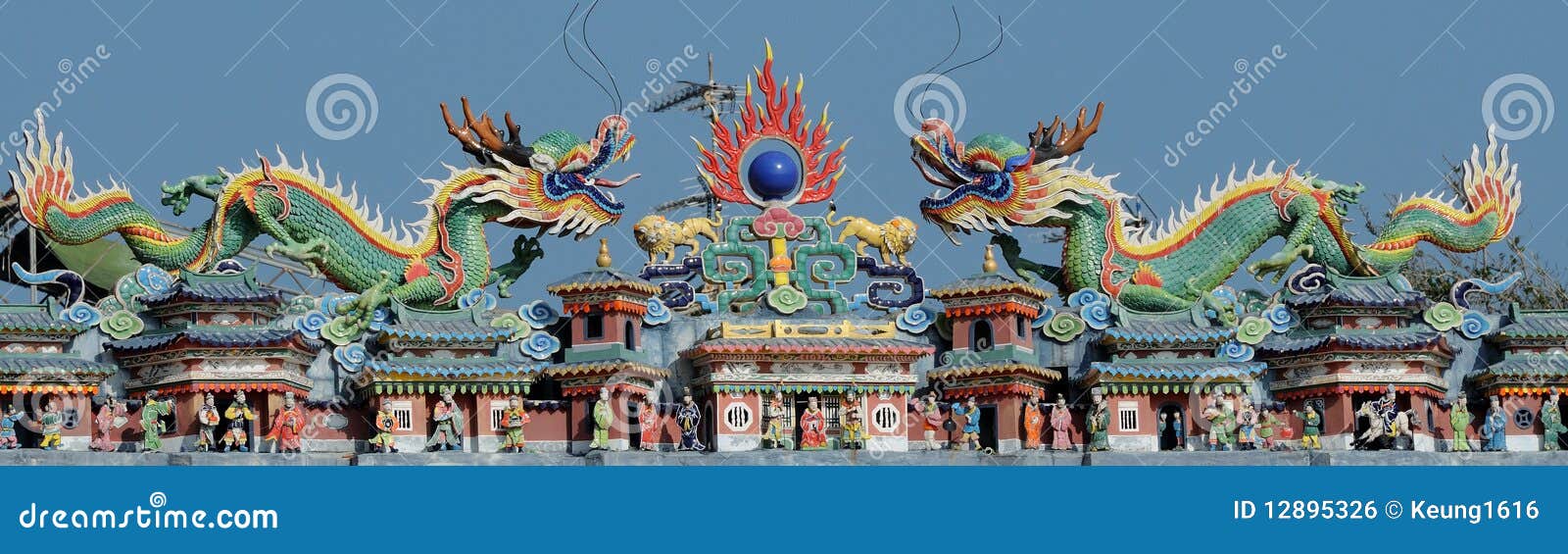 Chinese dragon stock photo. Image of cheung, temple, religion - 12895326