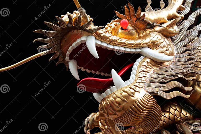 Chinese dragon stock photo. Image of teeth, colorful - 16498170