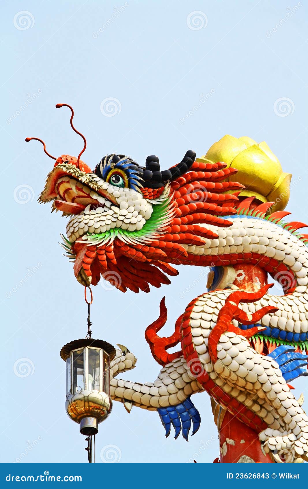 Chinese dragon stock image. Image of year, fang, sculpture - 23626843