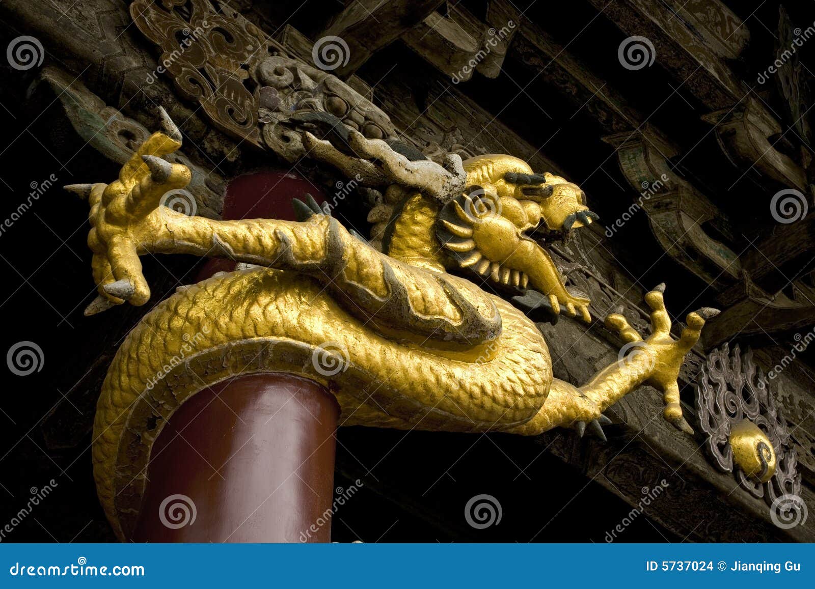 Chinese Dragon Turtle Statue In Taiwan, Design Architecture Royalty ...