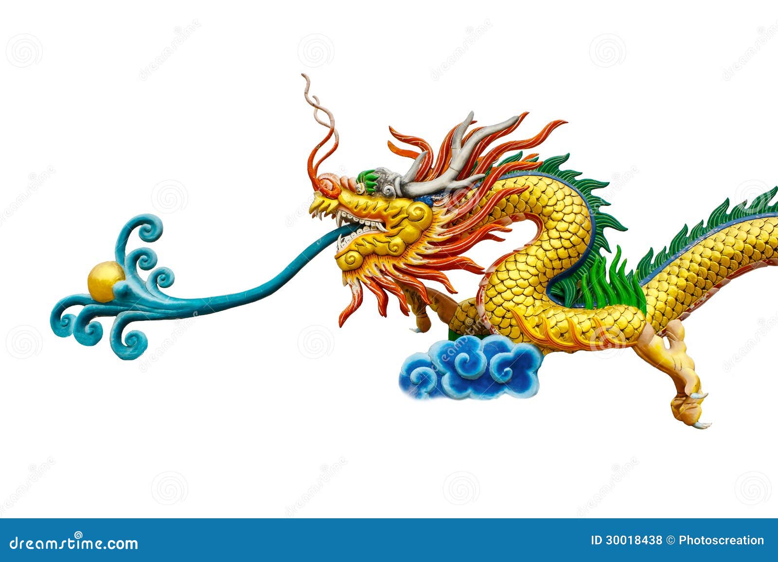 White Chinese Dragon