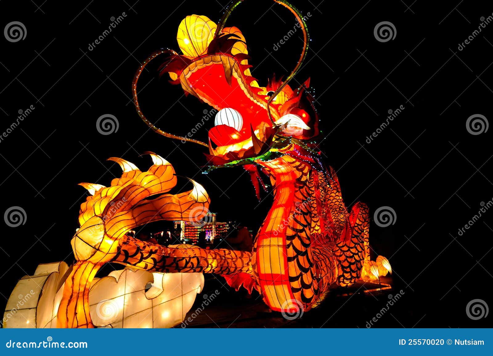 Chinese dragon lantern stock photo. Image of asia, chinese - 25570020