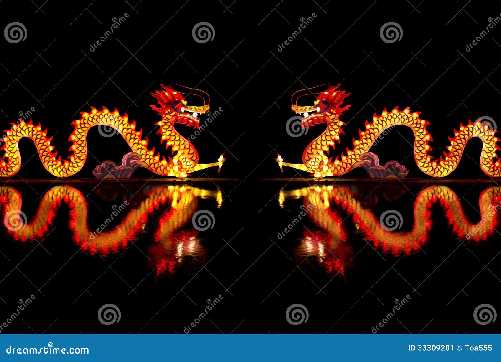 Chinese Dragon Lantern stock image. Image of china, folklore - 33309201