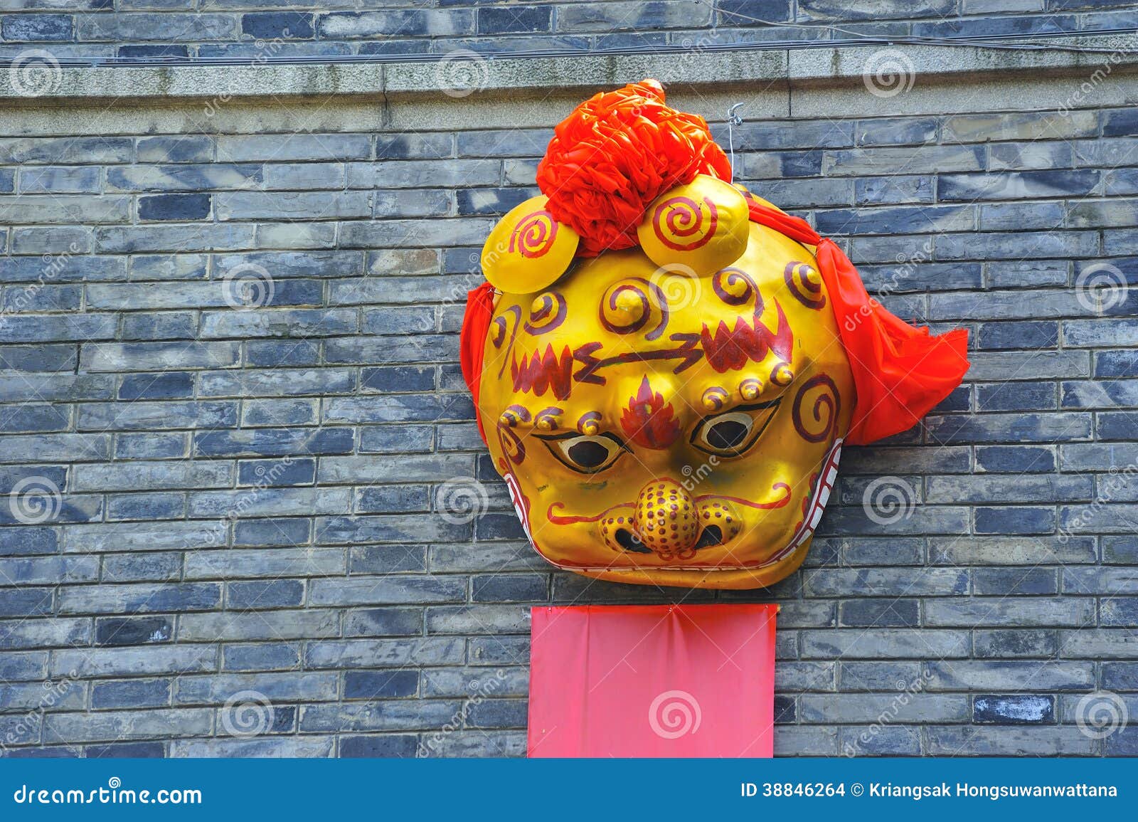 Chinese dragon mask stock photo. Image of chinese, costume - 38846264