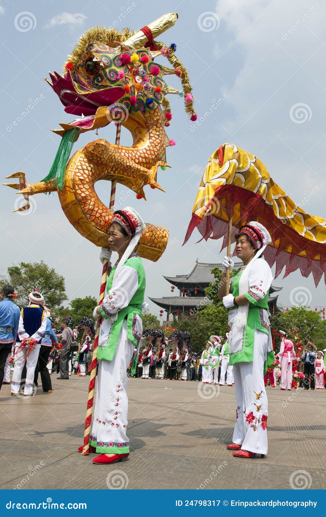 826 Gold Chinese Dragon Parade Stock Photos - Free & Royalty-Free Stock ...