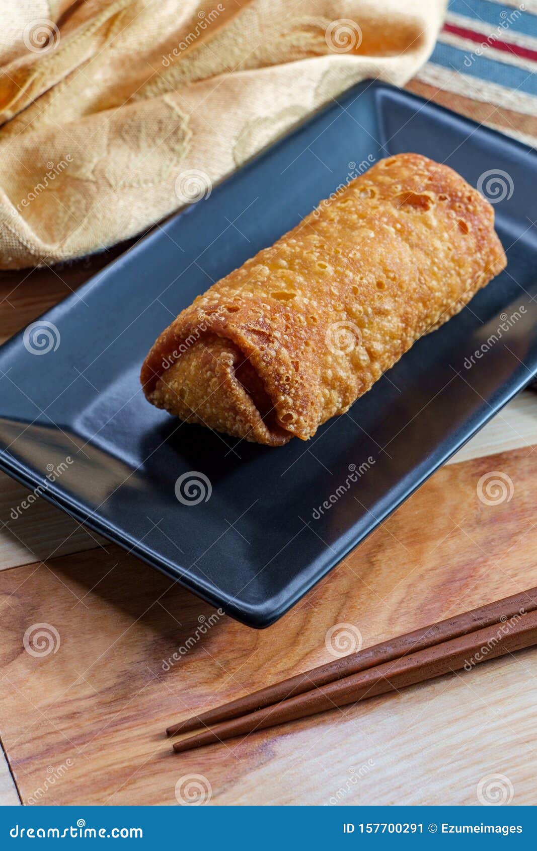 Chinese Egg Roll stock image. Image of table, fresh - 157700291