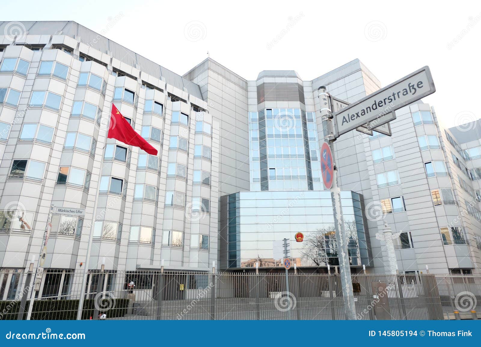 Chinese Embassy Berlin editorial stock image. Image of building - 145805194