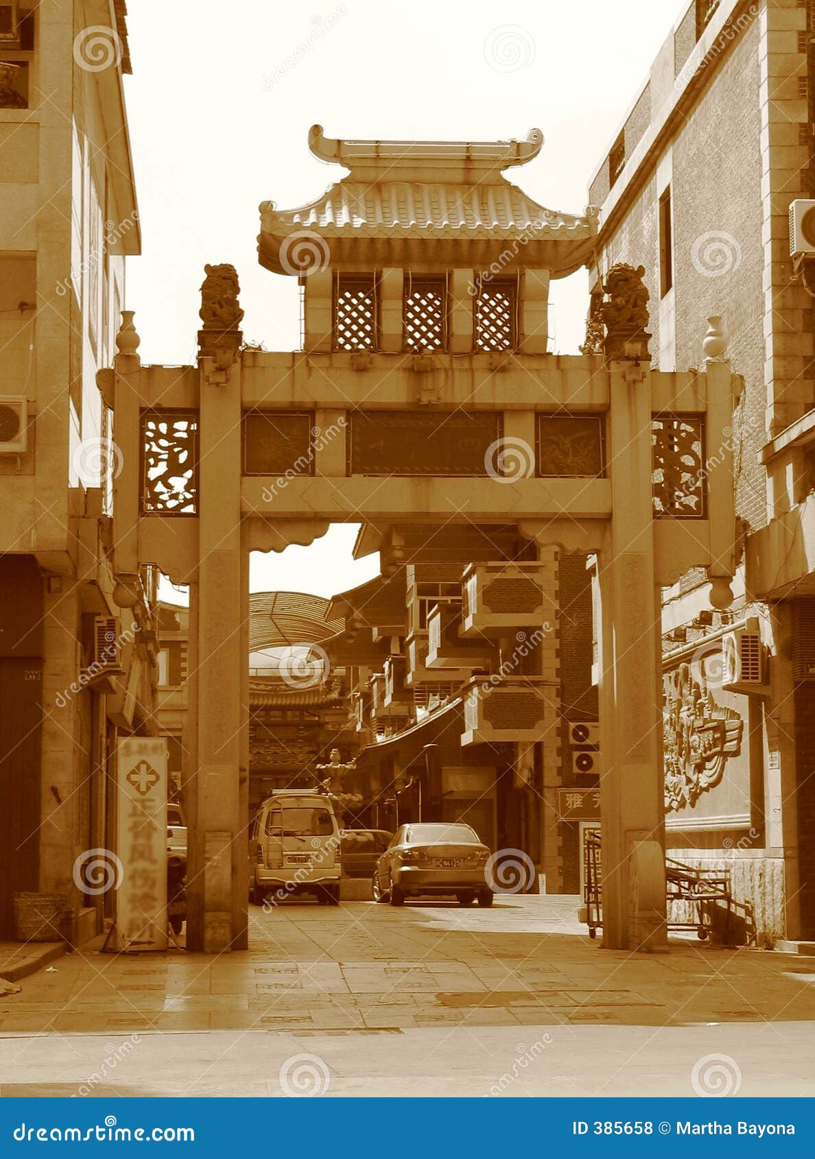 Chinese Entrance stock photo. Image of asia, pagoda, china - 385658