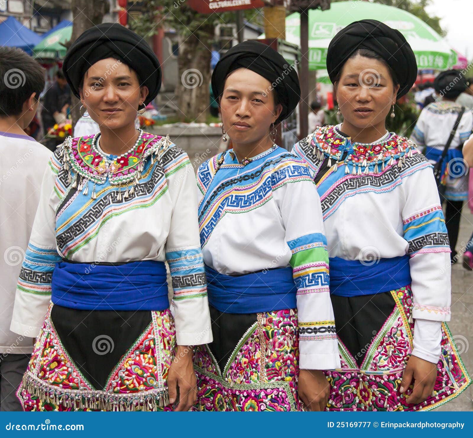 Ethnic Minority Girls In A Field Of Canola Editorial Image ...