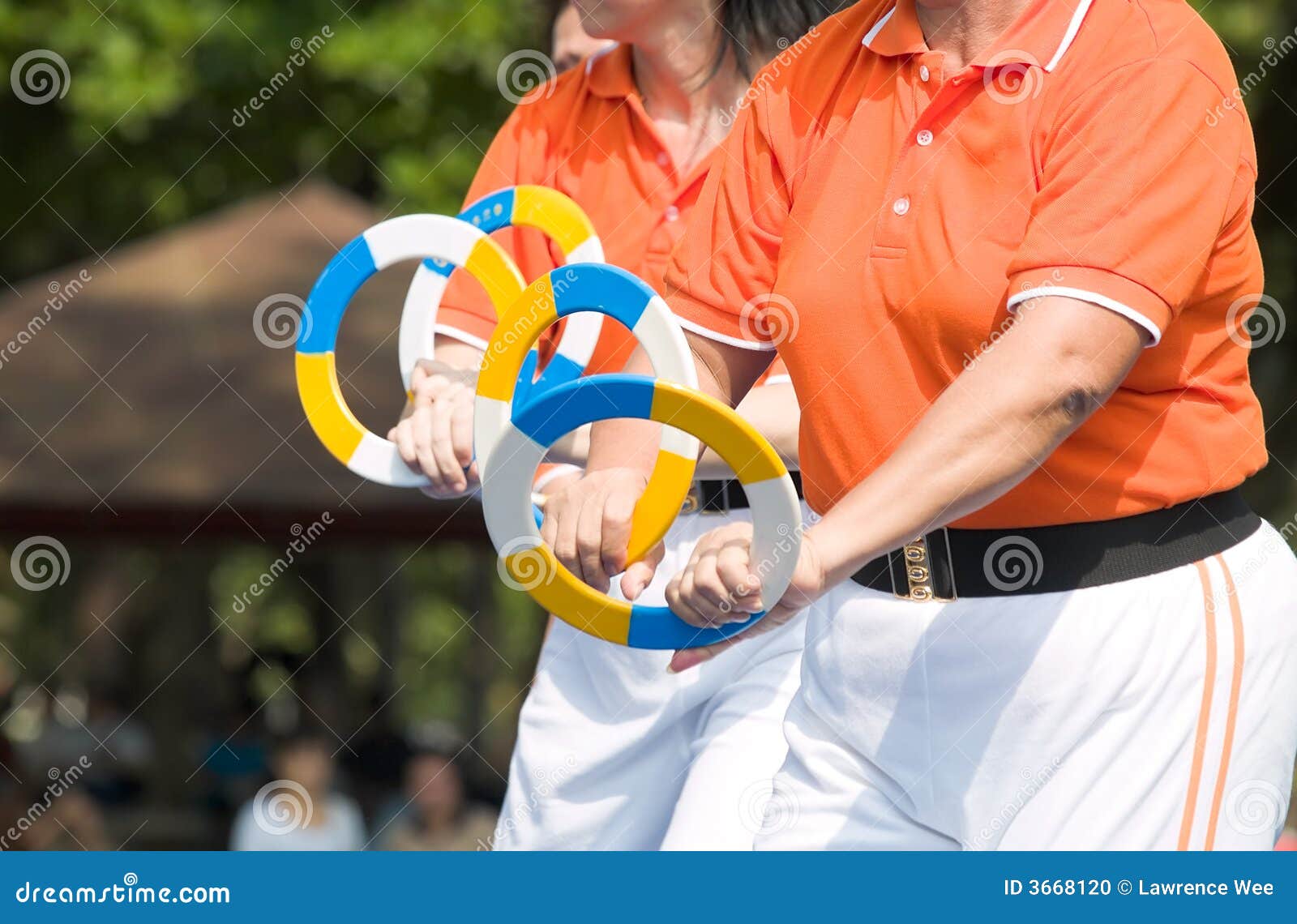 Chinese Exercise Rings stock photo. Image of lifestyle - 3668120