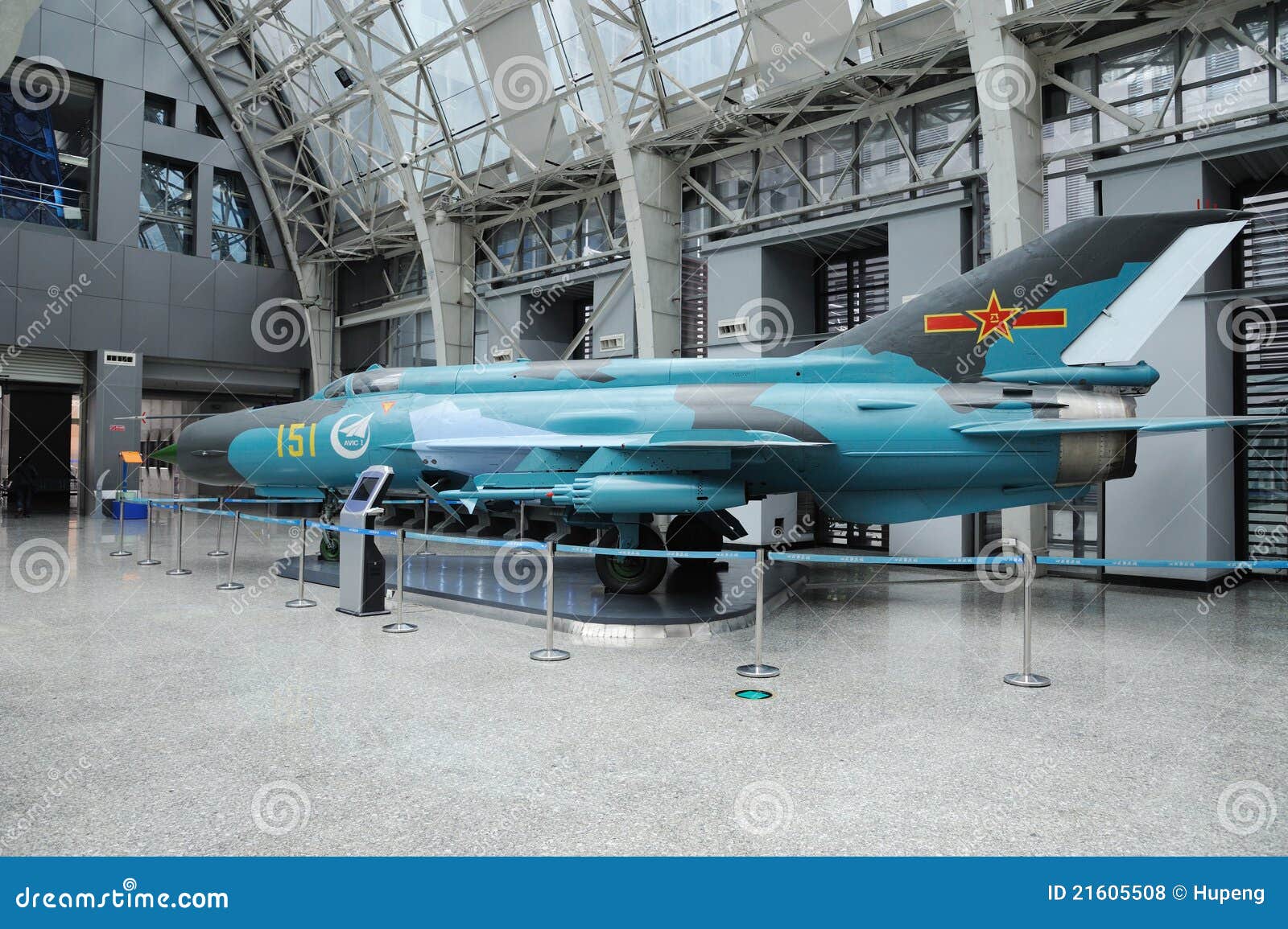 Chinese F-7III Jet Fighter editorial stock photo. Image of exhibition ...
