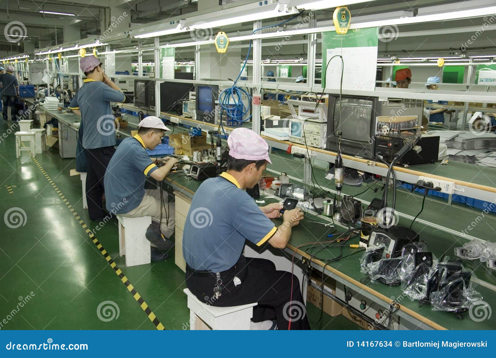 Chinese Factory for CCTV Camera Editorial Stock Image - Image of asian ...