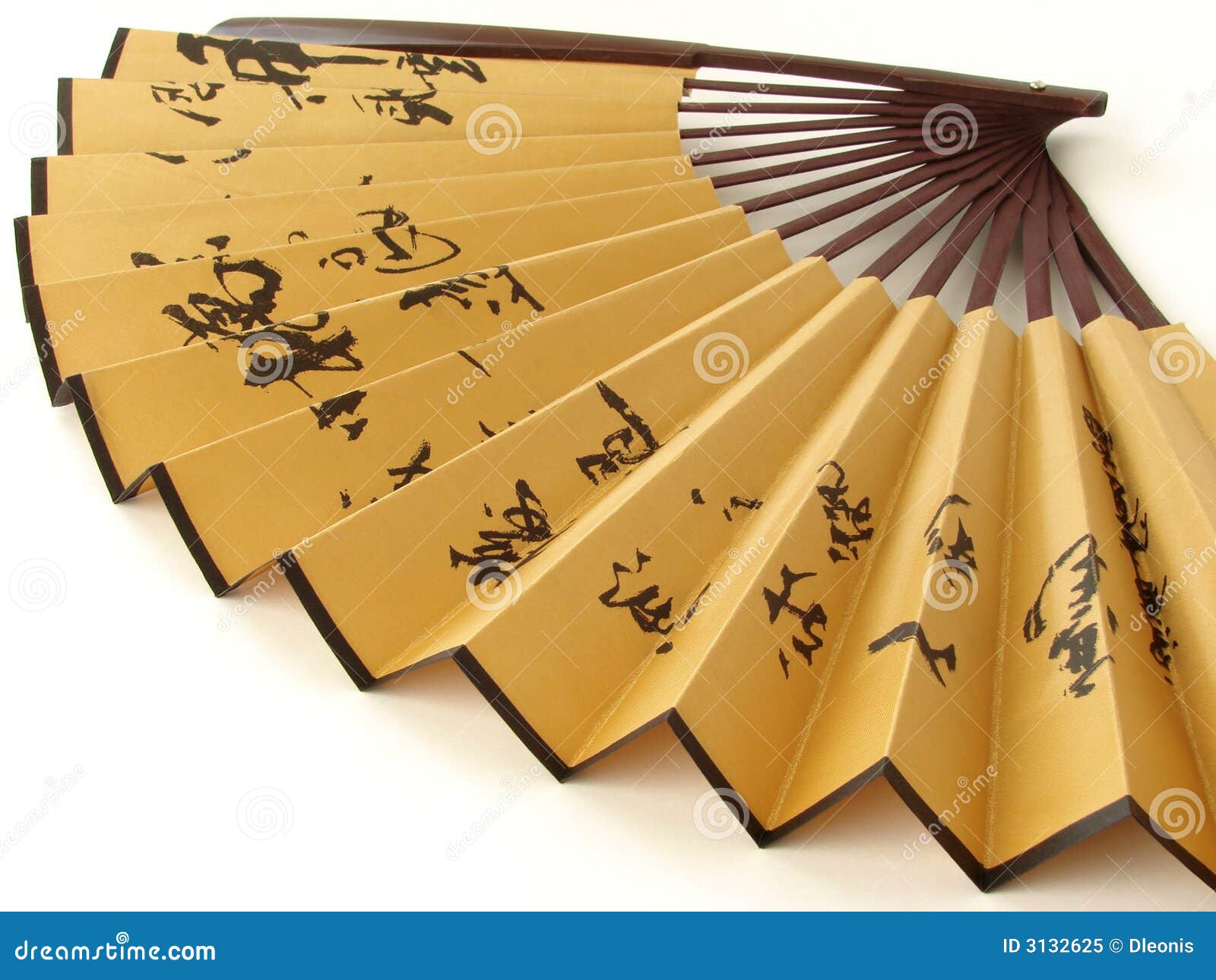 Chinese fan stock image. Image of shape, craft, edge, fragment - 3132625