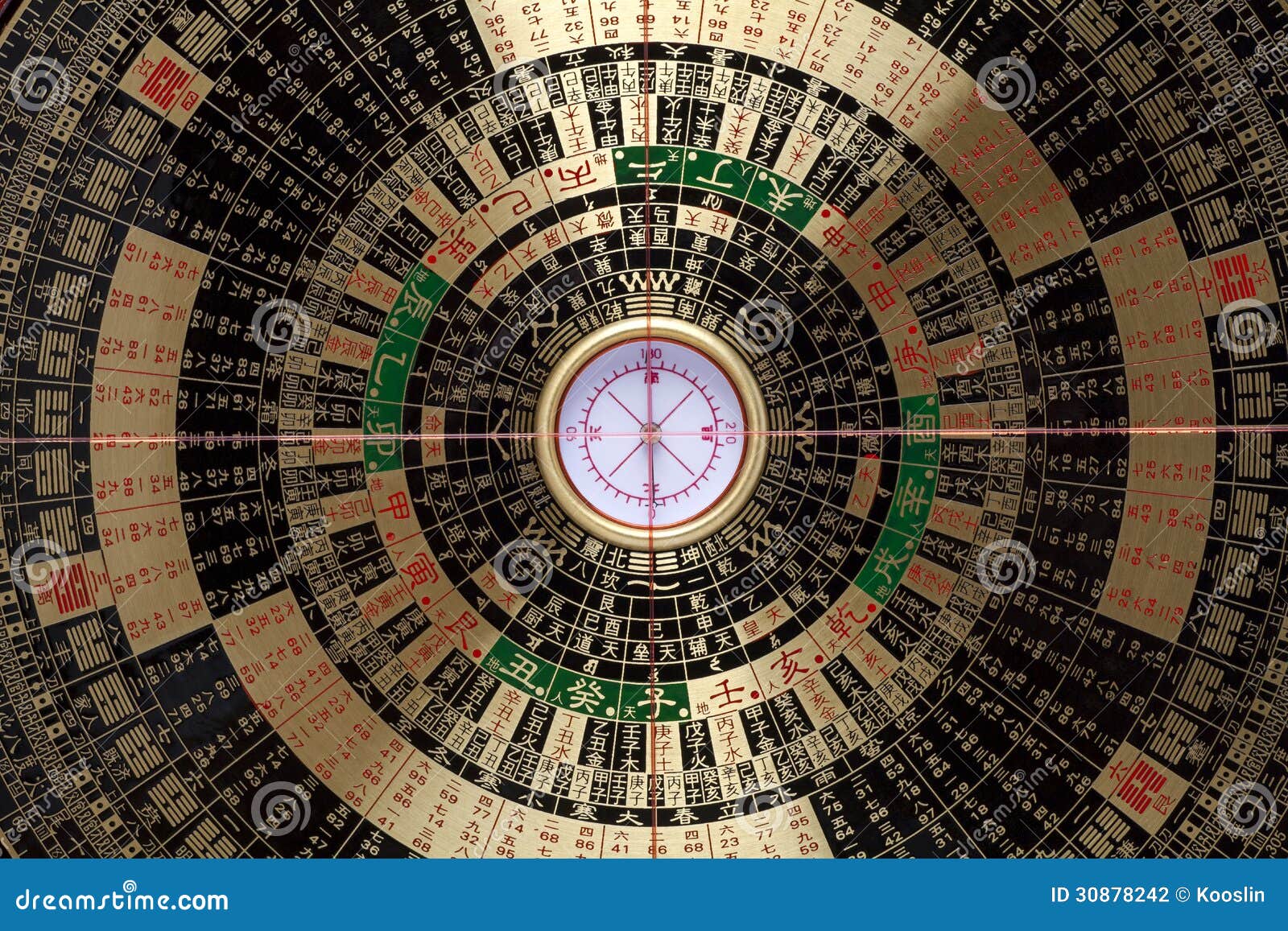 Chinese feng shui compass stock photo. Image of asian - 30878242