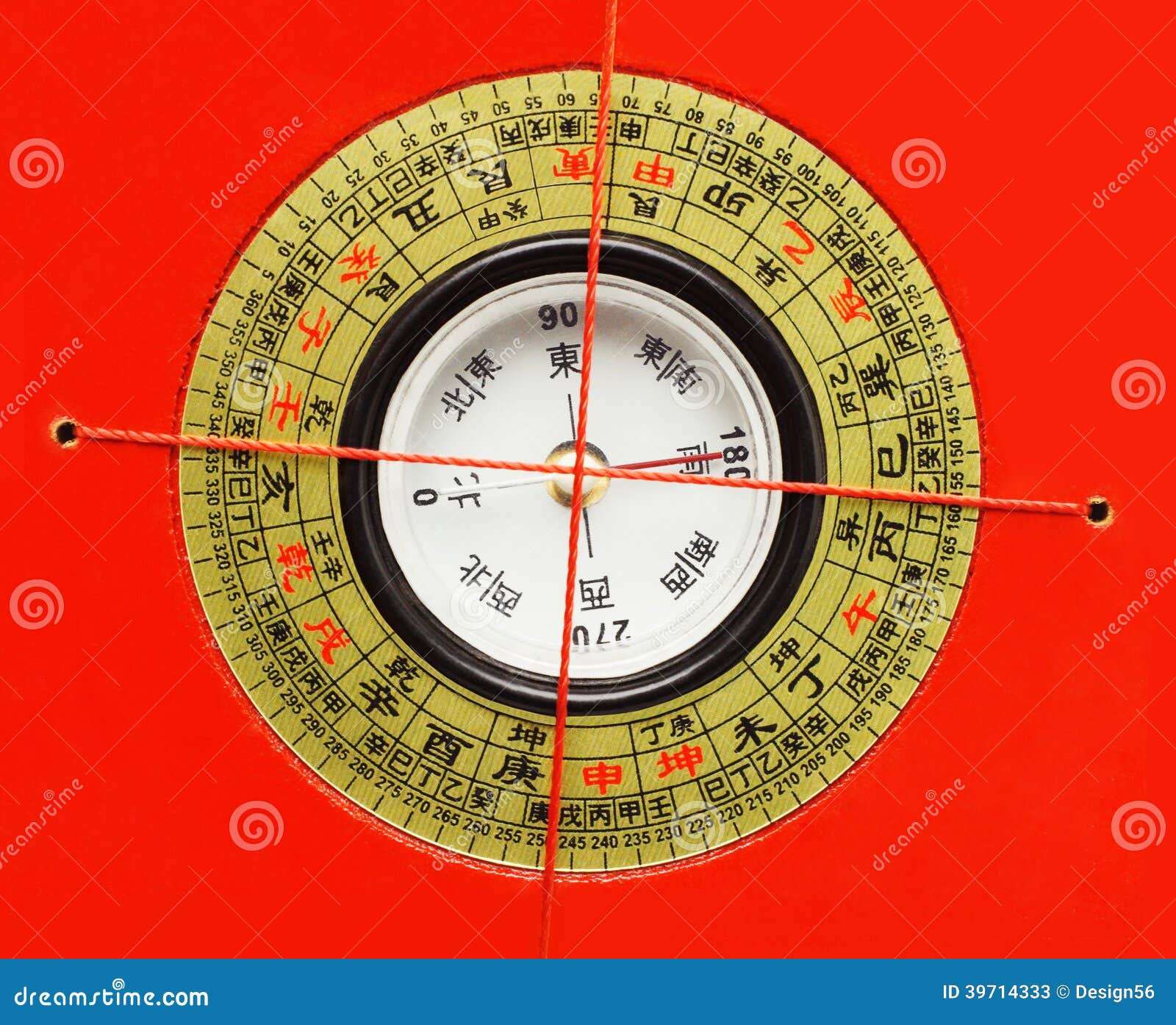 Chinese Feng Shui Compass stock image. Image of object - 39714333