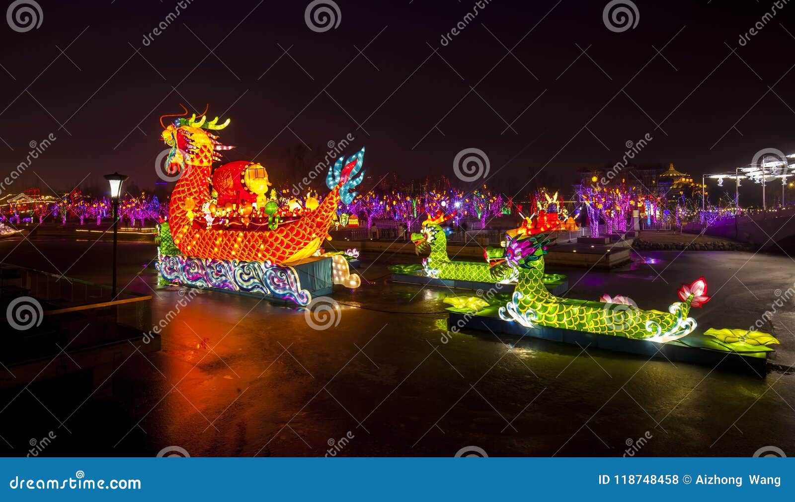 Chinese festive lantern editorial stock photo. Image of decoration ...