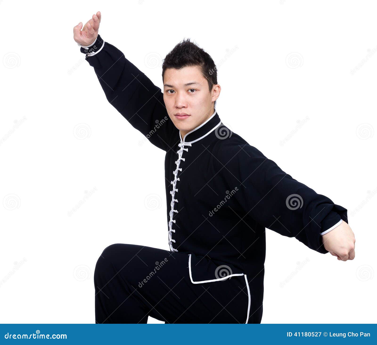 Chinese fighter stock image. Image of exercise, male - 41180527