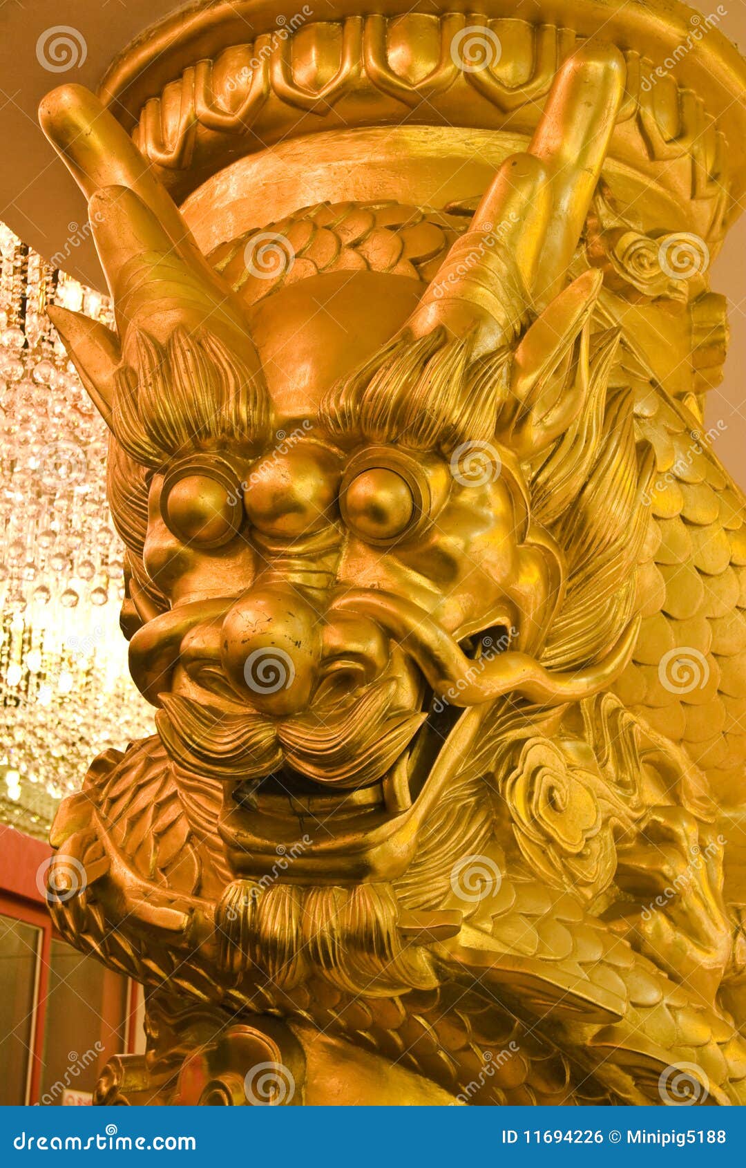 CHINESE FIRE DRAGON stock photo. Image of yellow, golden - 11694226