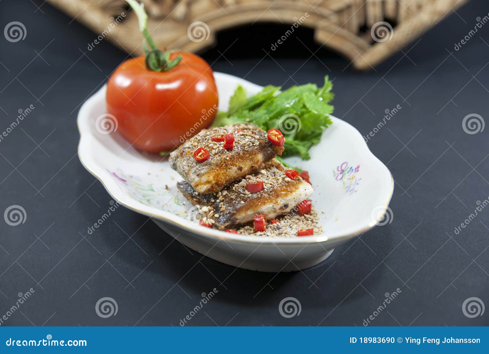 Chinese fish dish stock photo. Image of china, culture - 18983690