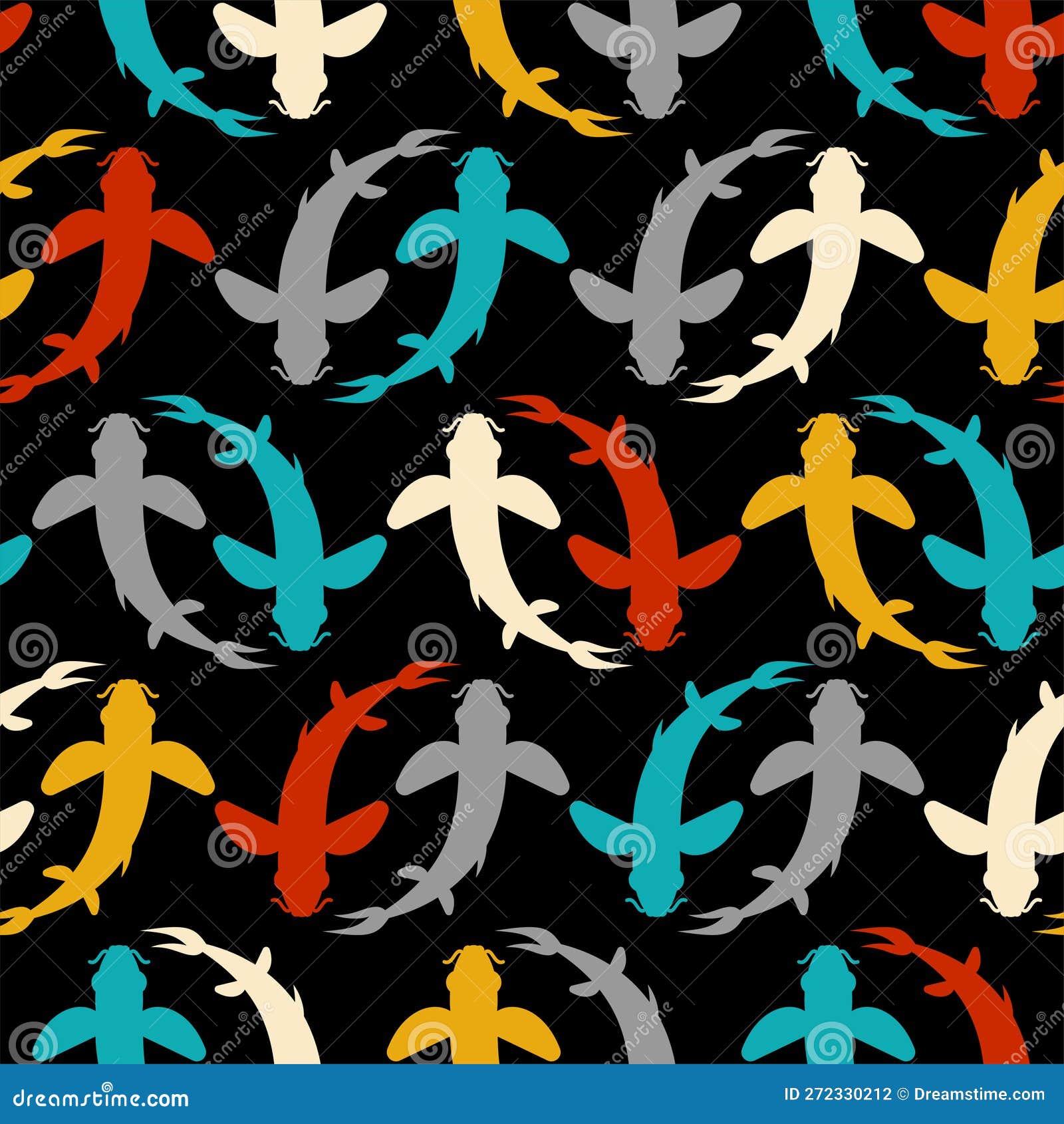 Chinese Fish Vector Illustration | CartoonDealer.com #60999122