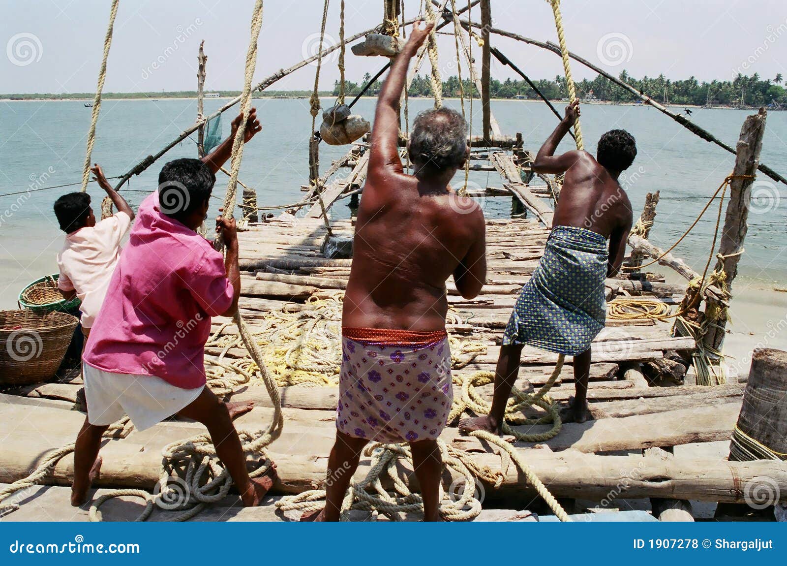 Chinese fishing nets, #3 stock photo. Image of catch, exotic - 1907278