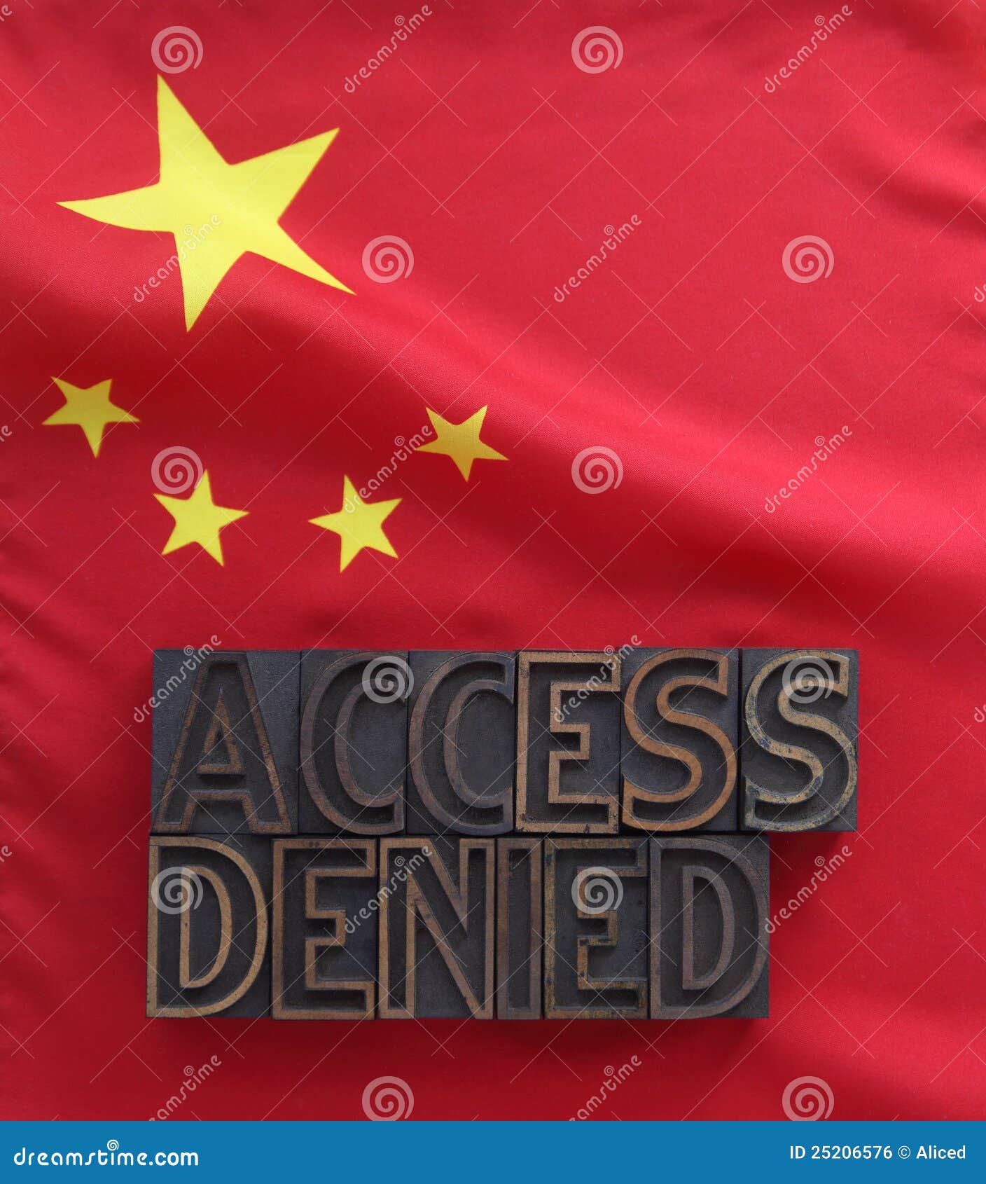 Chinese Flag With 100 RMB Notes Positioned As Rising Stairs. Symbolizes ...