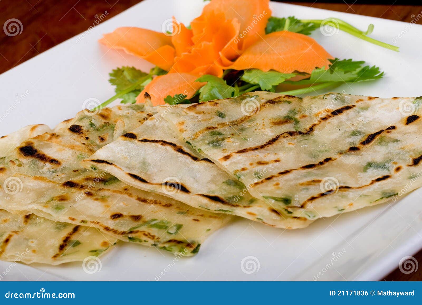 Chinese Flat Bread stock photo. Image of restaurant, pita - 21171836