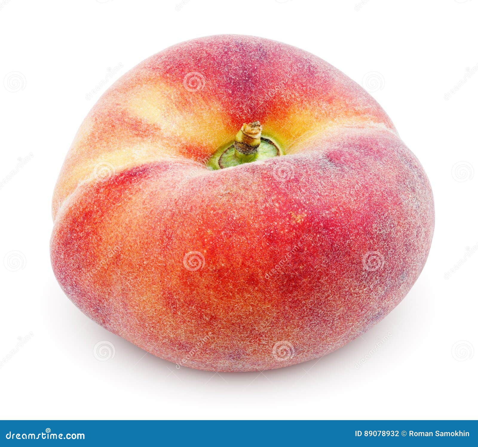 Chinese Flat Donut Peaches Also Known As Saturn Donut, Doughnut Peach ...