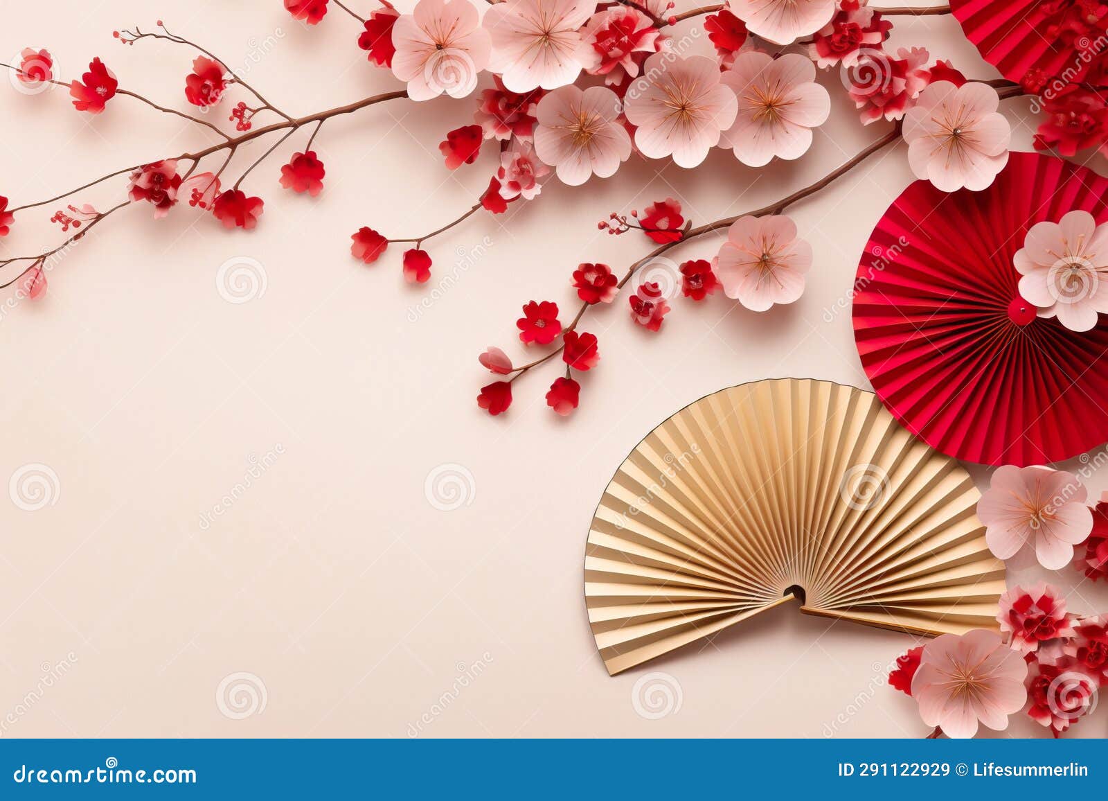 Chinese Flat Lay Elegance stock illustration. Illustration of ...