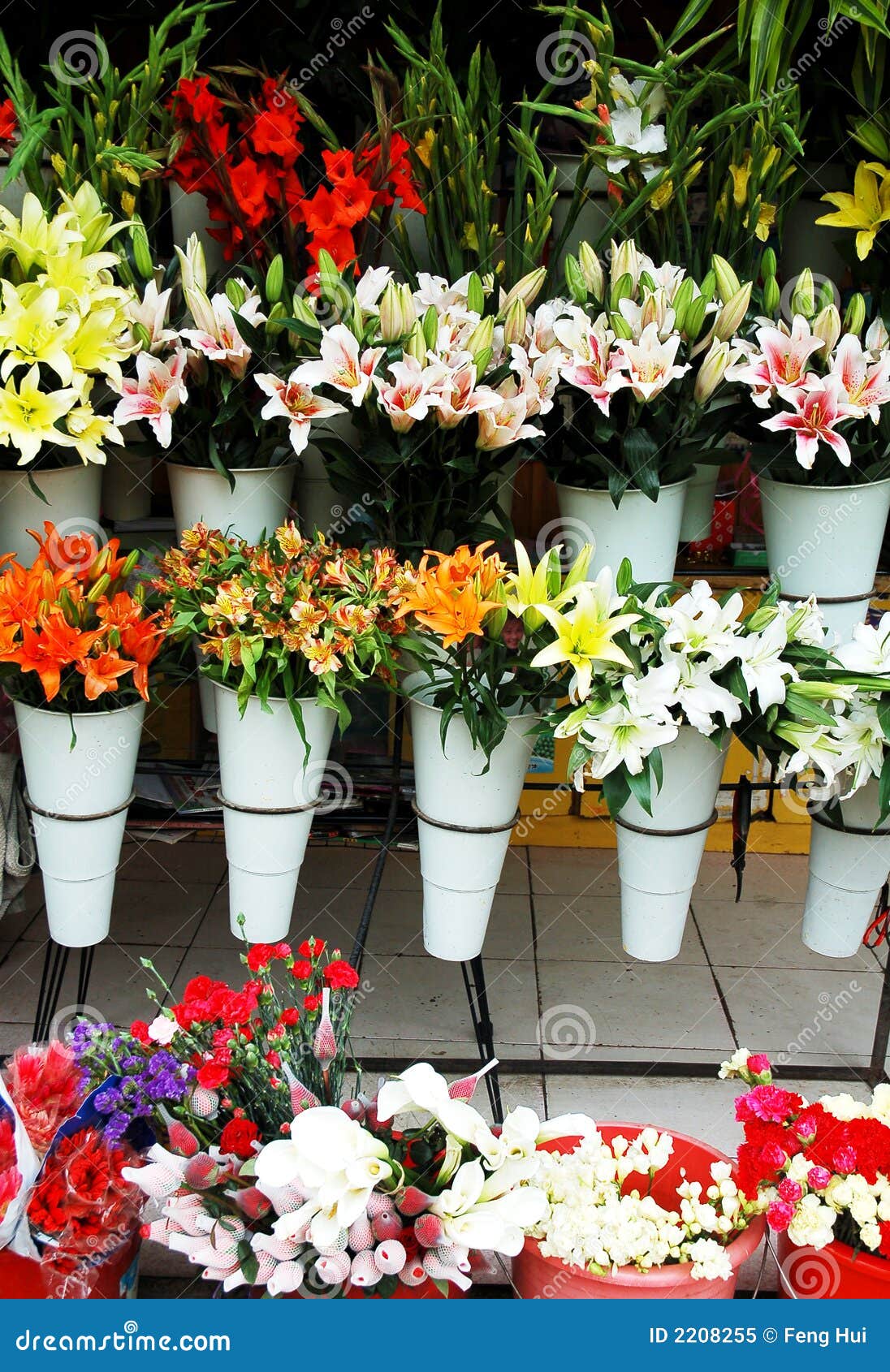 Chinese flower stock image. Image of bunches, purple, bouquet - 2208255