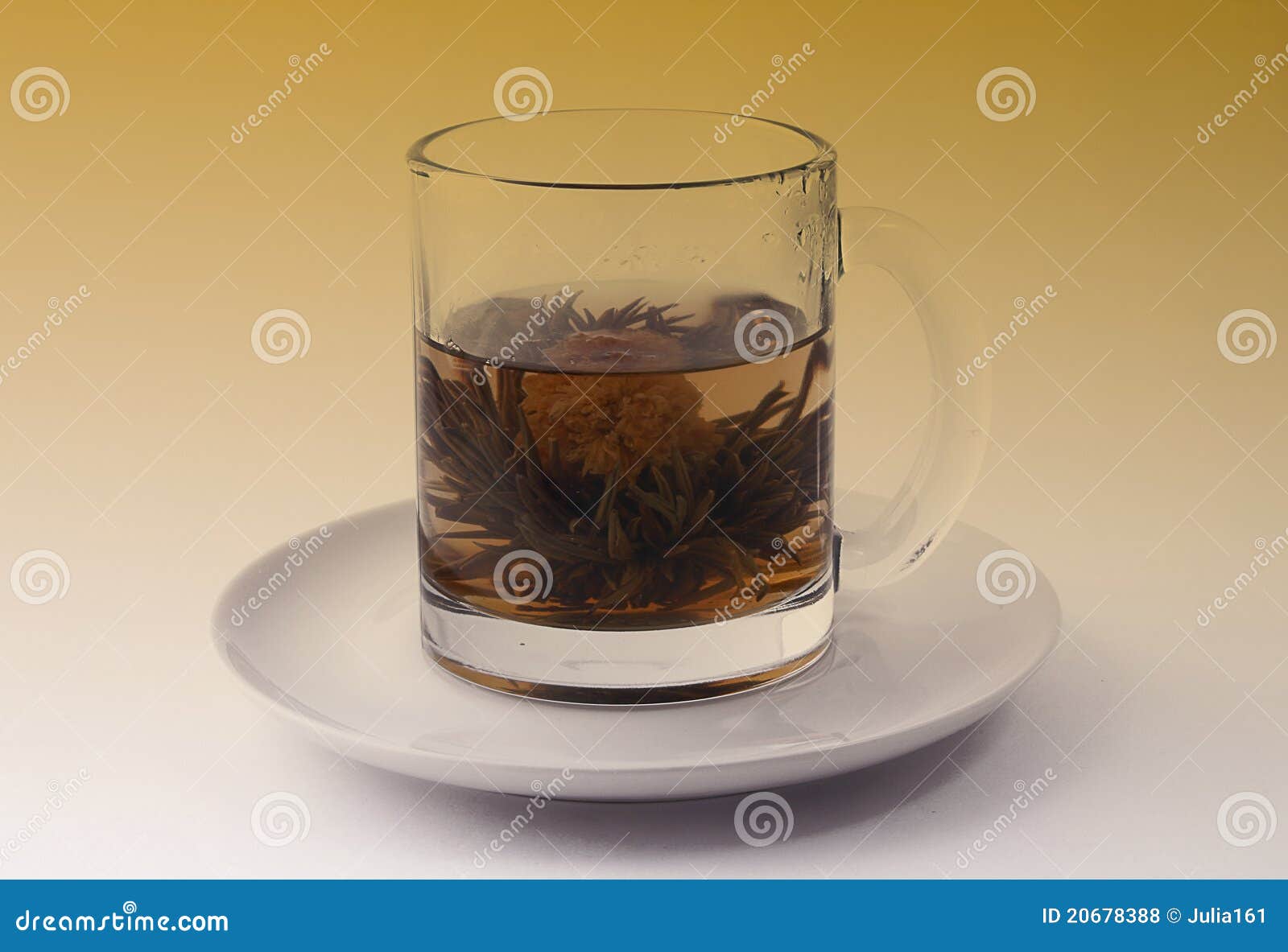 Chinese flower tea stock photo. Image of dish, chineese - 20678388